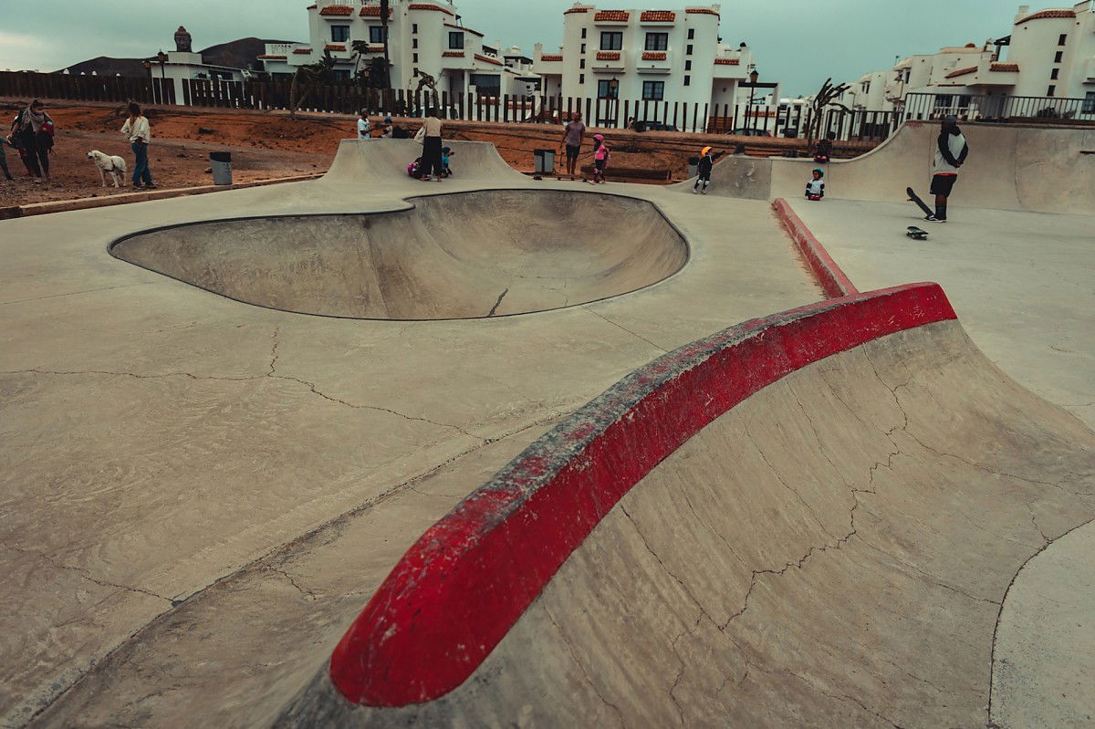 Corralejo skatepark - Trucks and Fins
