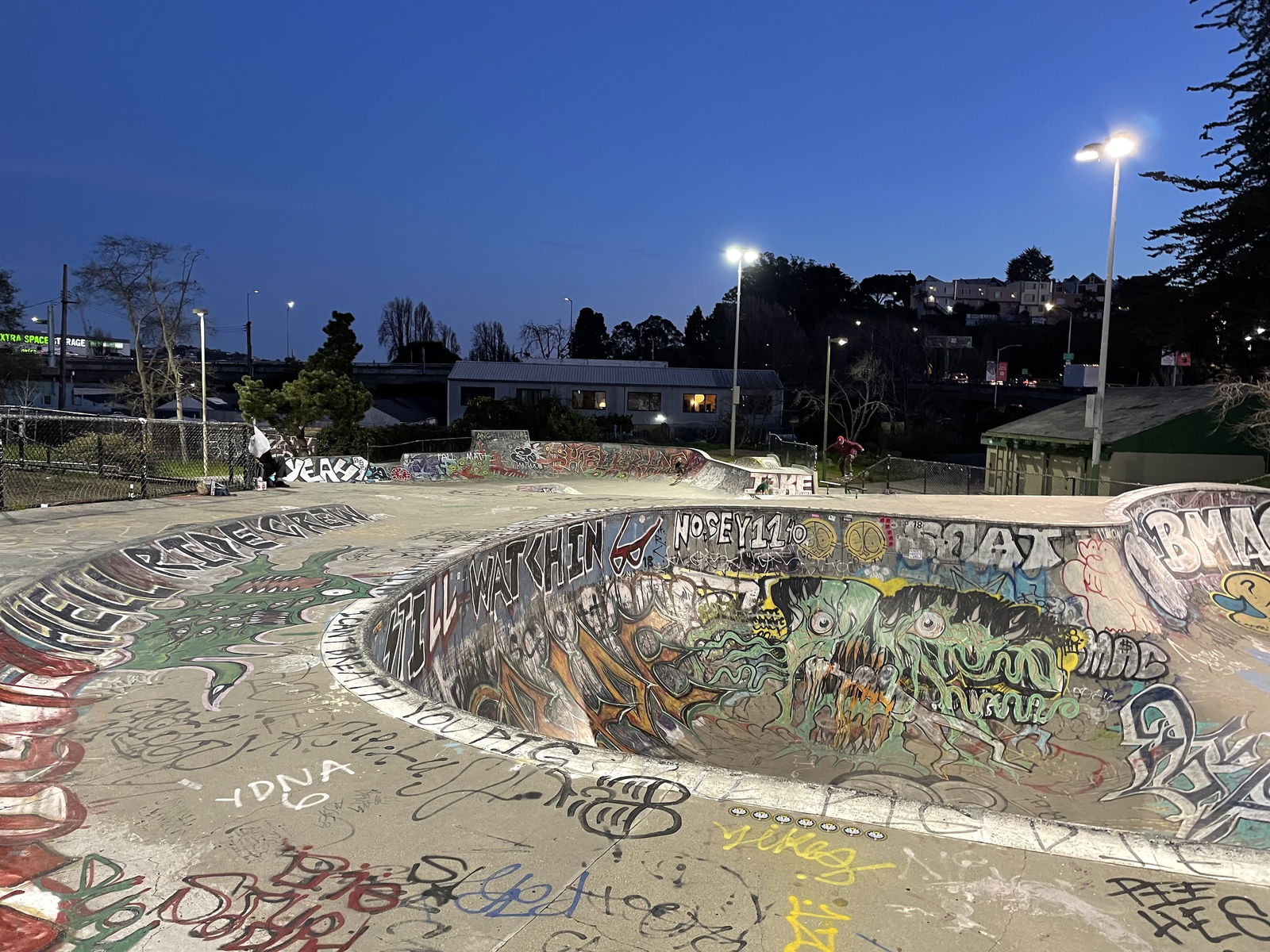Potrero skatepark - Trucks and Fins
